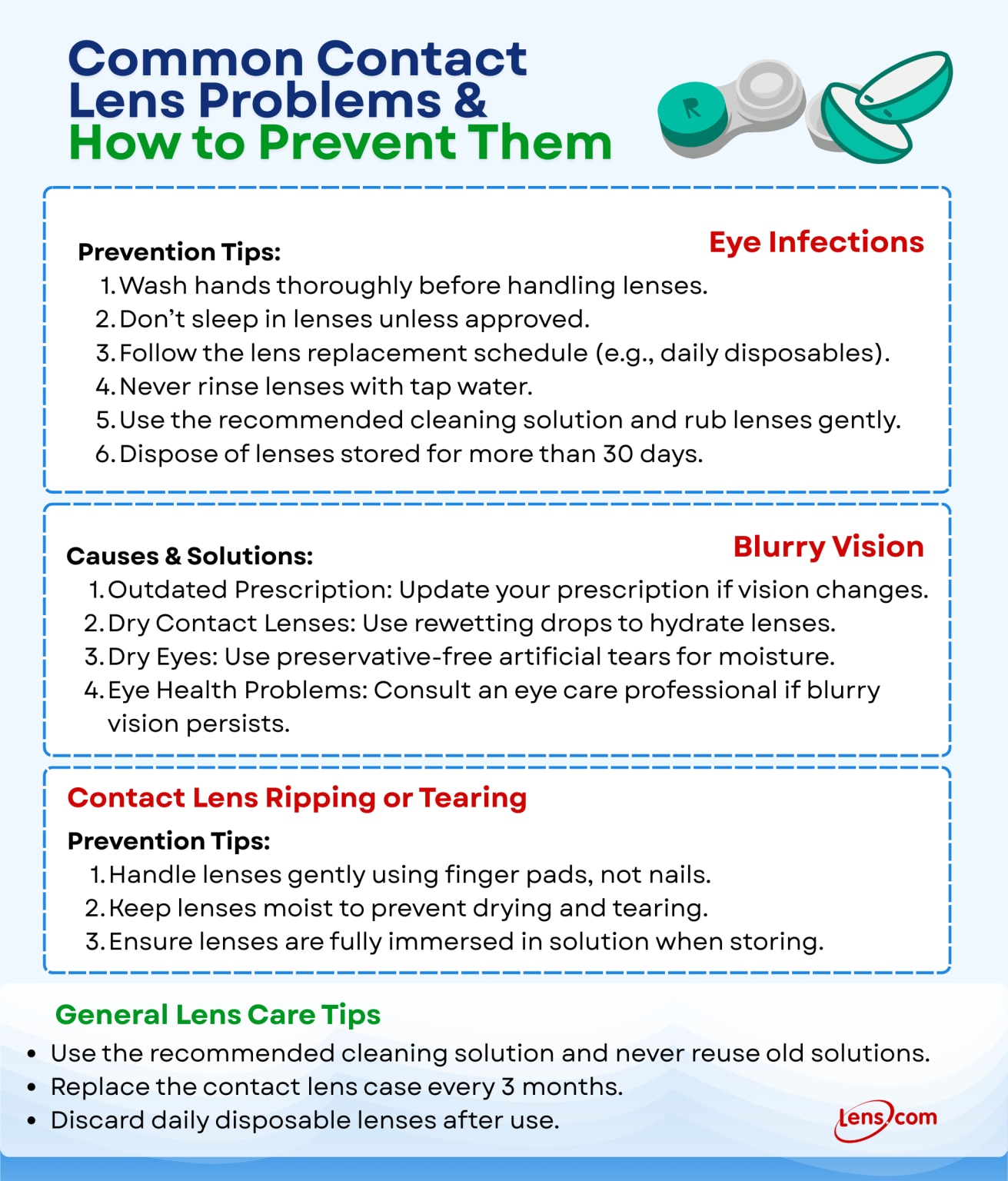 Contact Lens Problems and How to Prevent Them | eyeSTYLE blog Lens.com